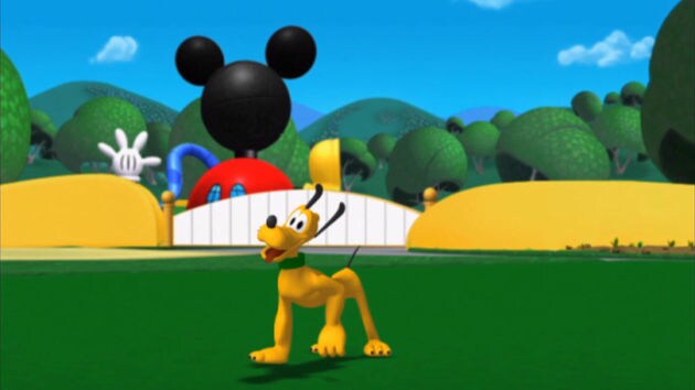 En busca de Pluto: globos, fuente y escalera | La Casa de Mickey Mouse ...