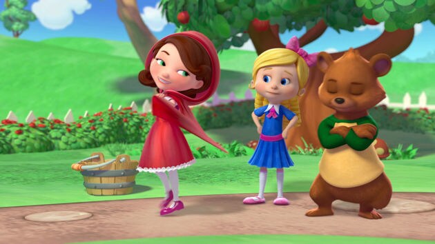 Meet Little Red & Big Bad Wolf | Disney Video