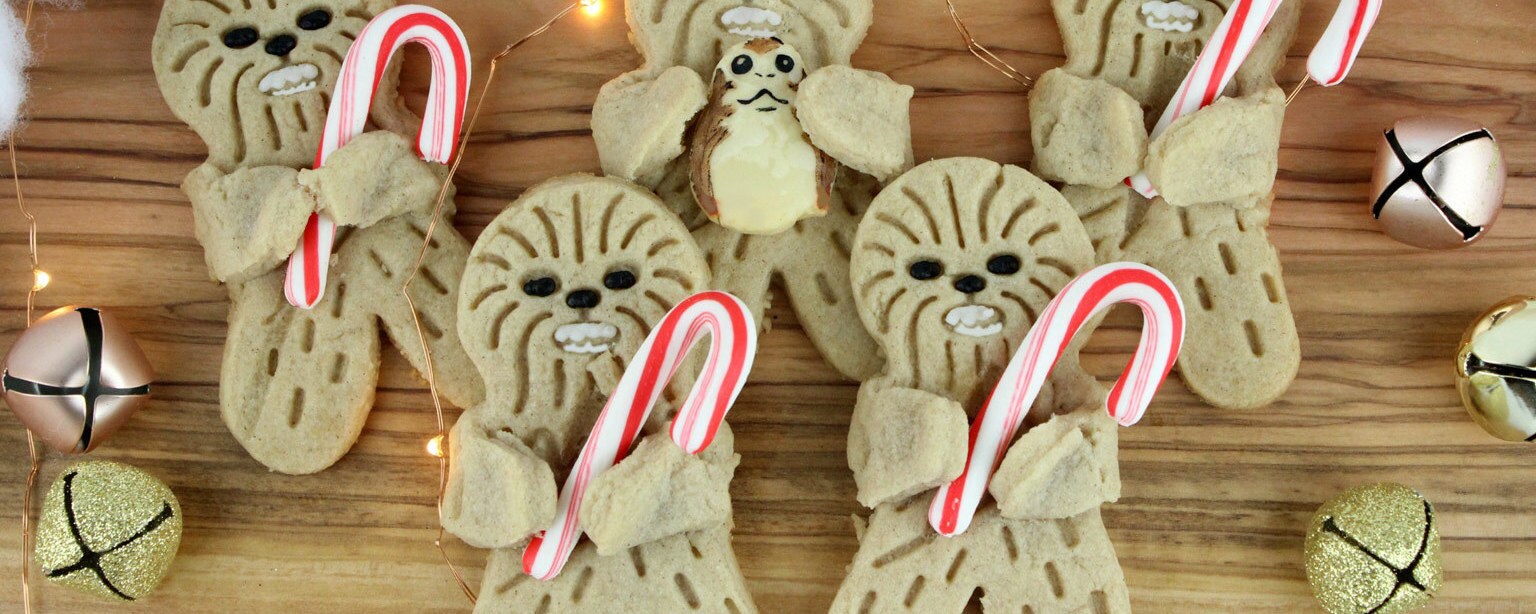 Holiday Hug Wookiee Cookies Recipe (With Optional Porg) | StarWars.com