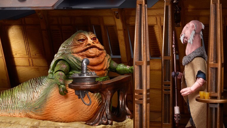Jabba the hutt sail barge toy store