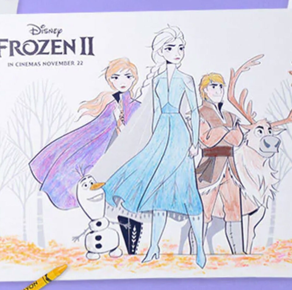 Your Little Ones Will Love These Disney’s Frozen 2 Printable Activity ...