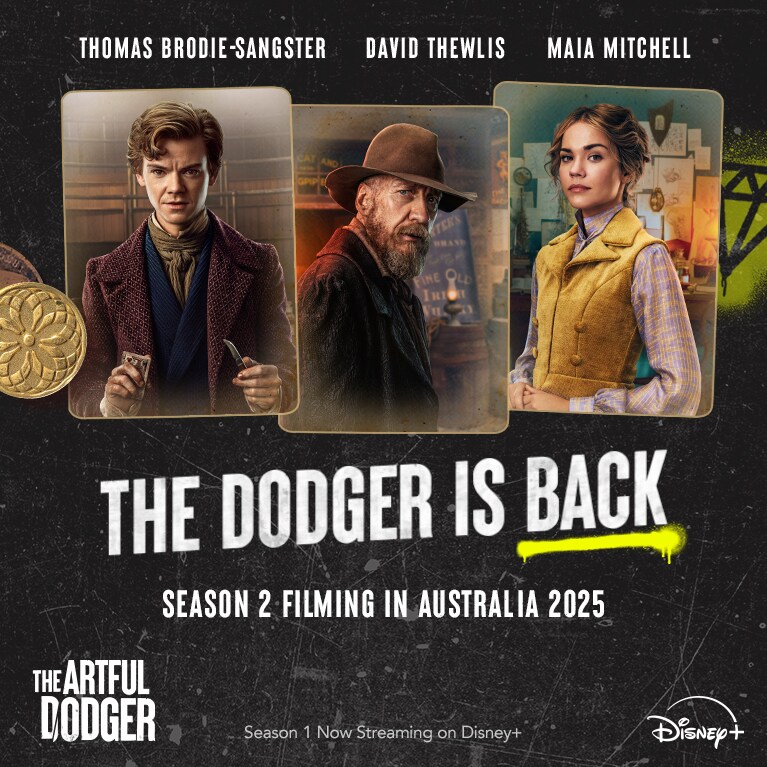 Disney+ Australian original scripted drama series The Artful Dodger is back for season 2 ...