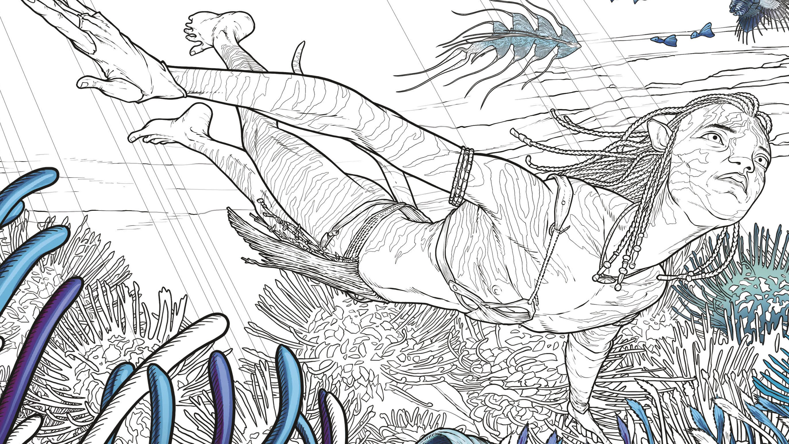 avatar coloring pages