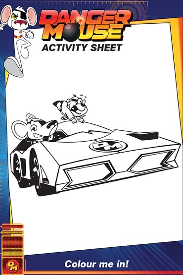 Danger Mouse Cut-Out - Danger Mouse Activity Sheet | Disney XD | Malaysia