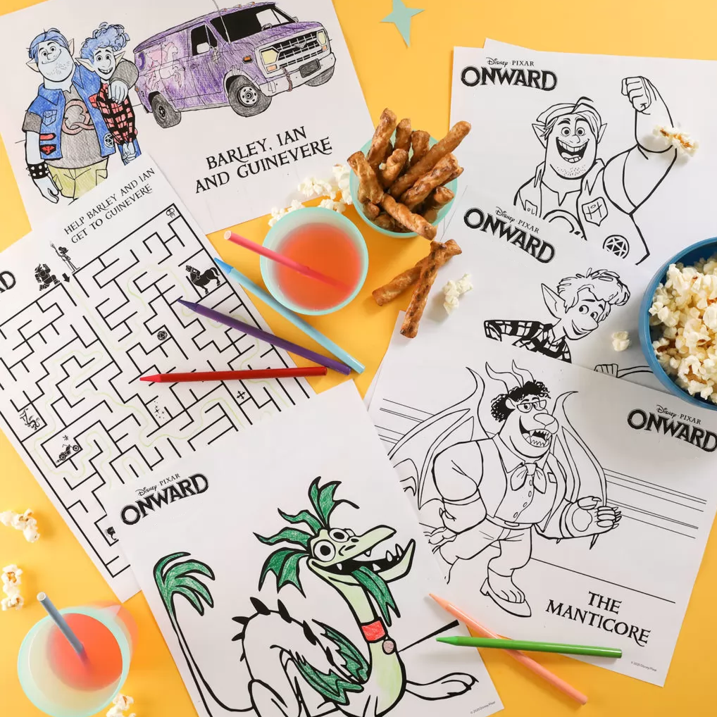Onward activities you can print right now | Disney Australia