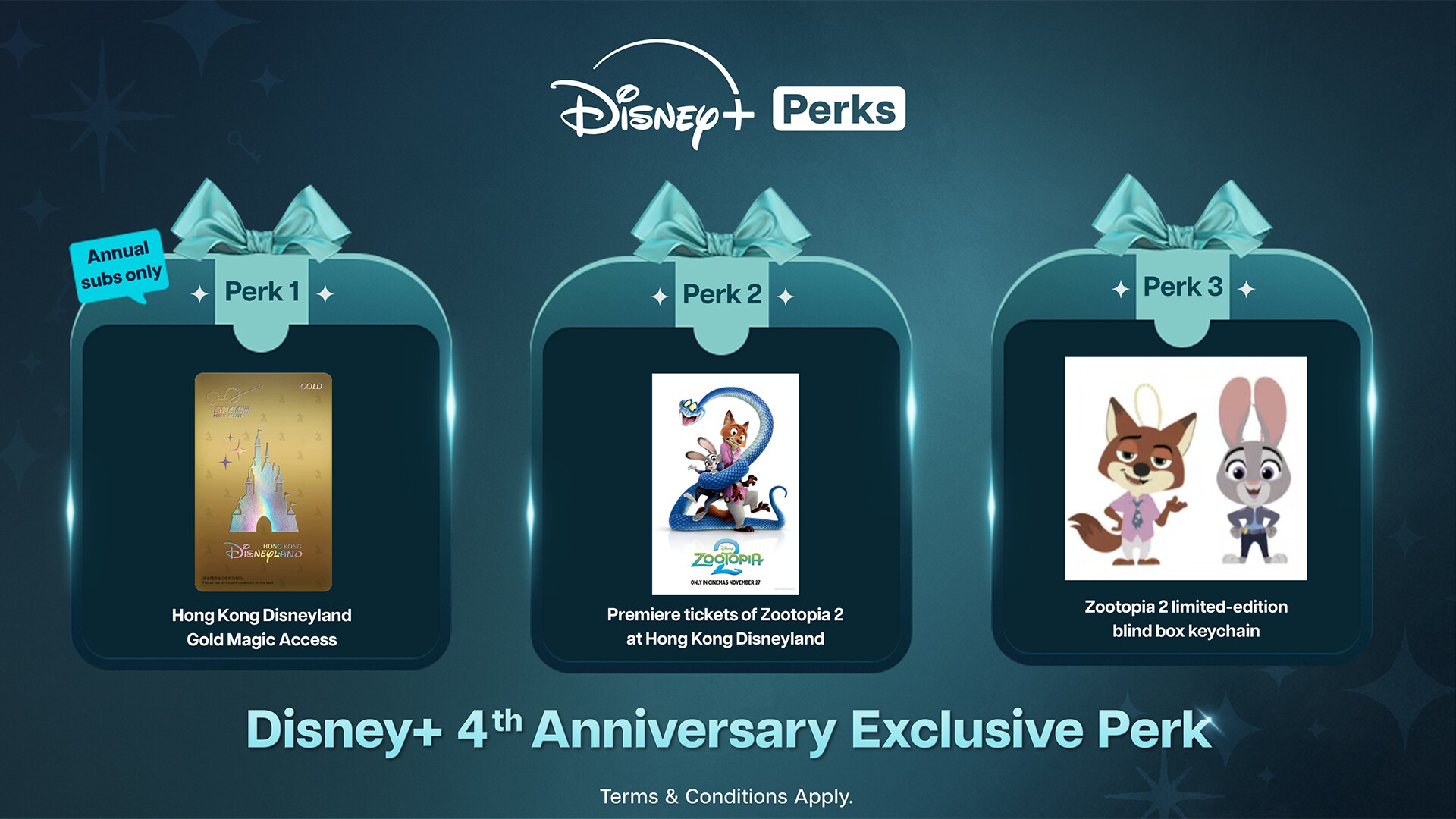 Disney+ 4th Anniversary Subscriber Exclusive Perk | Disney Hong Kong - EN