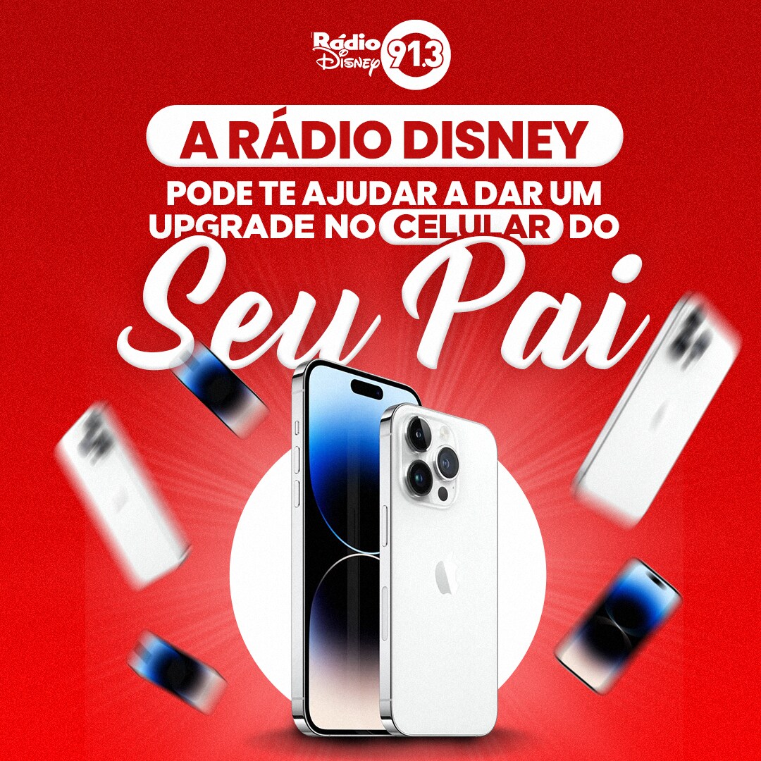 SEU PAI PODE GANHAR UM IPHONE 14 PRO DA RÁDIO DISNEY | Rádio Disney Brasil
