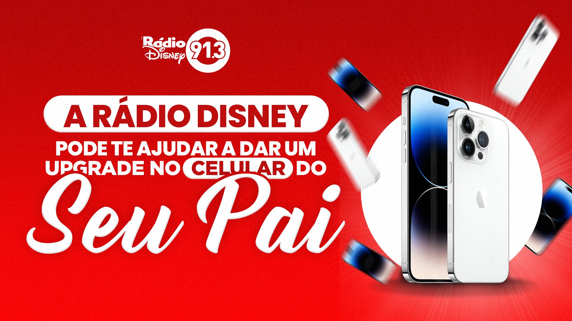SEU PAI PODE GANHAR UM IPHONE 14 PRO DA RÁDIO DISNEY | Rádio Disney Brasil