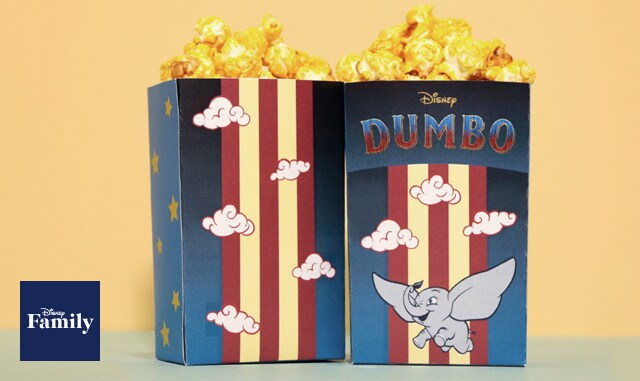 Add A Dumbo Touch To Your Movie Night With These Mini Popcorn Boxes ...