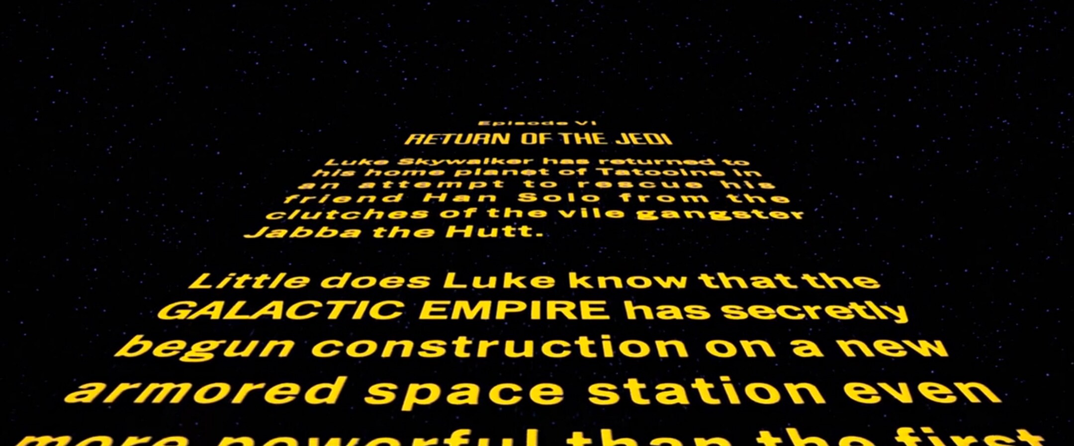 Logo For Star Wars Episode 6 Star Wars Episode 6: Return Of The Jedi