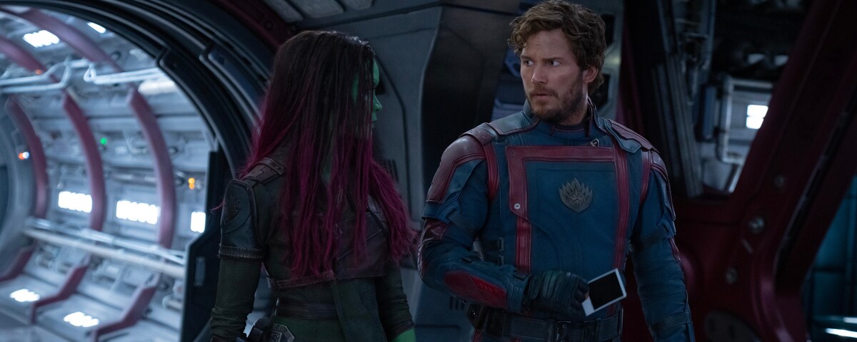 Chris Pratt e Zoë Saldaña falam sobre o romance entre Peter Quill e ...