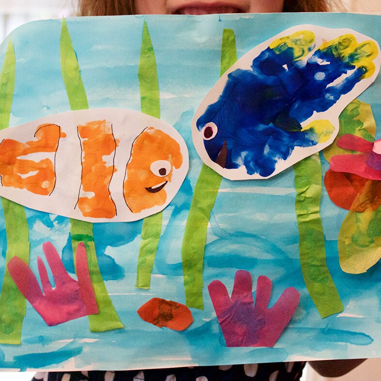 Finding Dory Handprint Art | Disney News