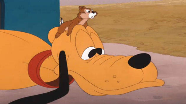 Pluto Eating Breakfast With Character At The Garden Grill