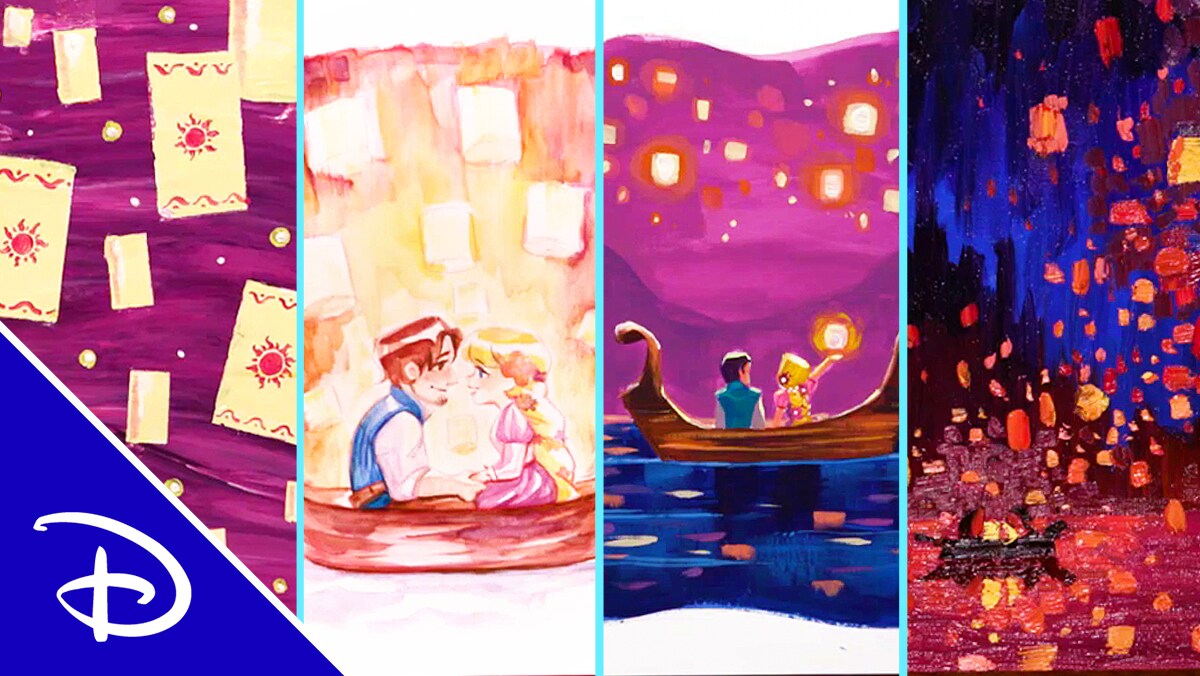 Disney Tangled Painting