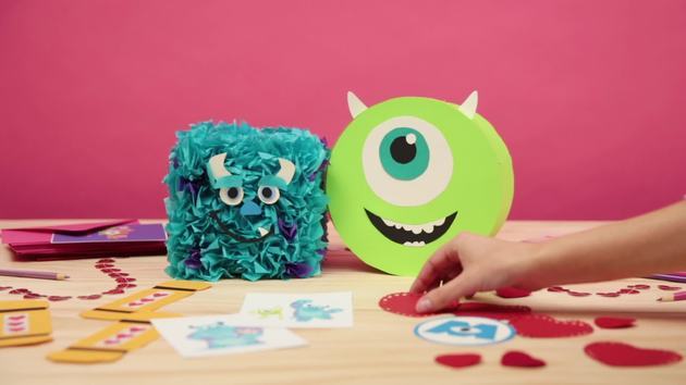 Disney Family: Monsters, Inc. Valentine's Day Mailboxes | Disney Video