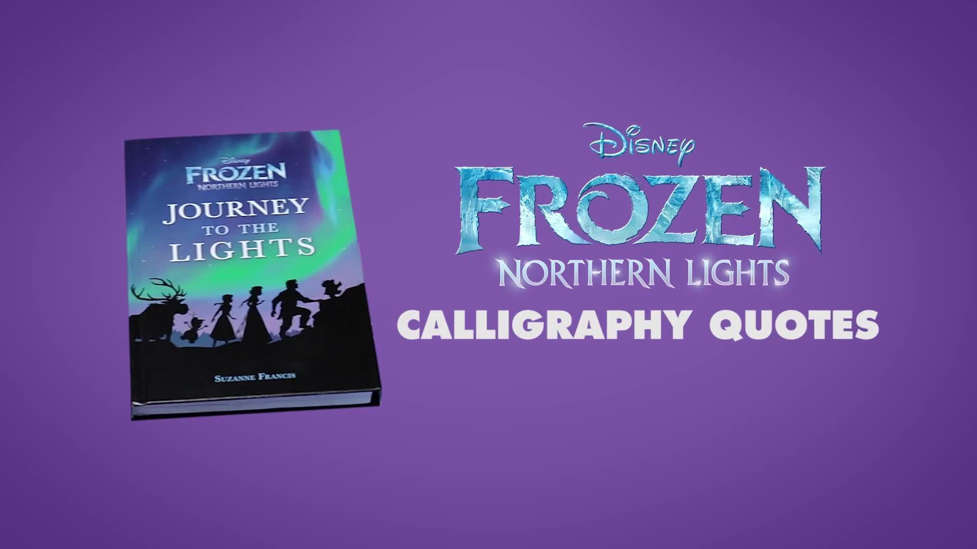 Disney Frozen Letters Font