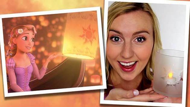 DIY Tangled Glass Lantern Display | Disney Video