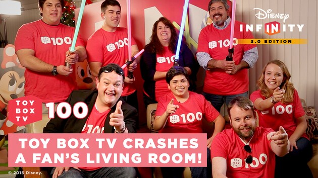 Ep. 100! - Toy Box TV Crashes a Fan’s Living Room! - Disney Infinity ...