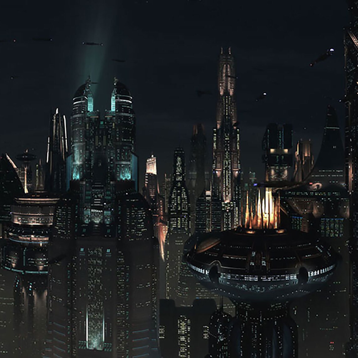 Coruscant Cityscape Night