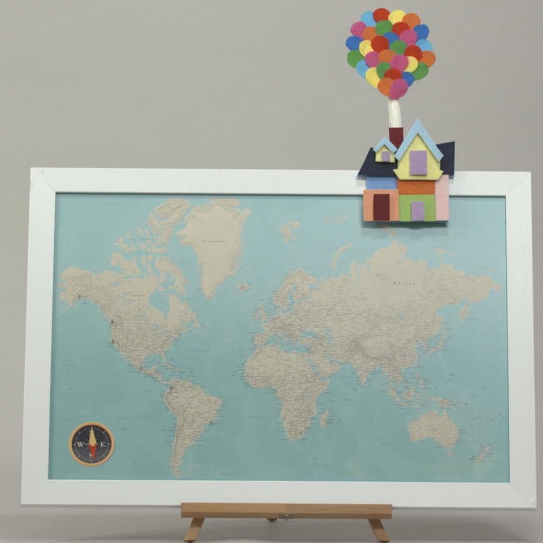 Adventure Map Inspired by Up | Disney News