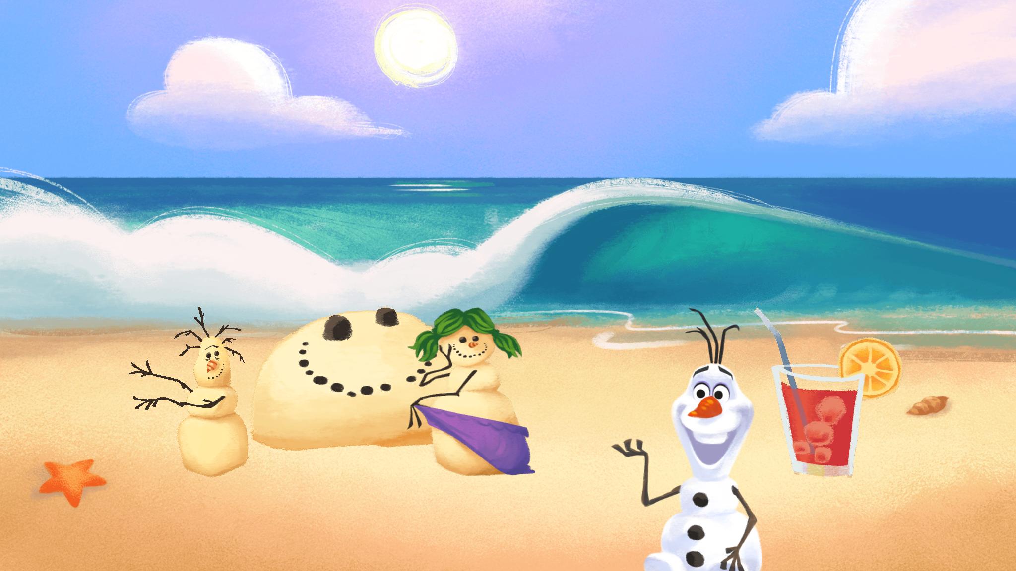 Olaf’s Summer Sticker Spree | Disney Games