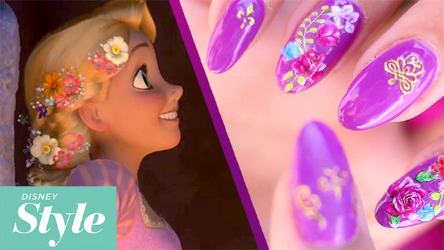 Tangled-Inspired Nail Art | Disney Style | Disney Princess | Disney Video