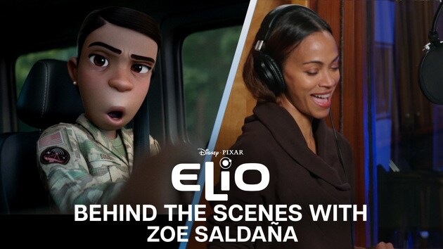 Elio | Behind The Scenes With Zoe Saldaña | Disney Video