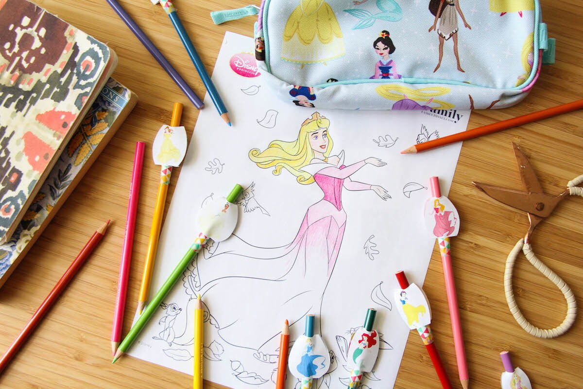 Disney Princess Pencil Drawing