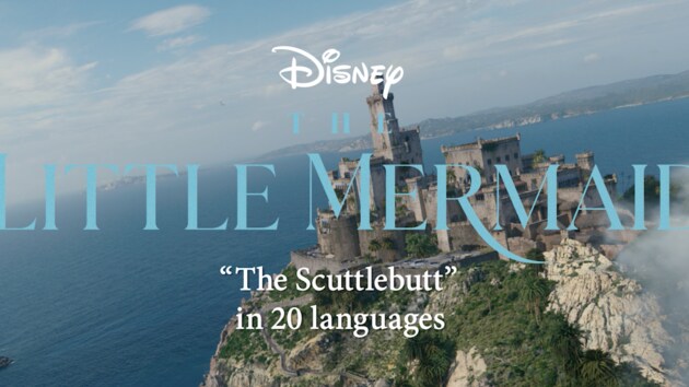 The Little Mermaid | "The Scuttlebutt" In 20 Languages | Disney Video