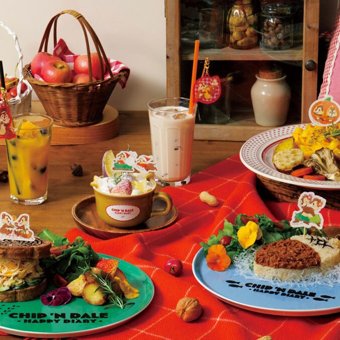 “HAPPY DIARY”をコンセプトにした「チップとデール」のスペシャルカフェが、12月20日 (金)より東京・新宿で期間限定オープン！