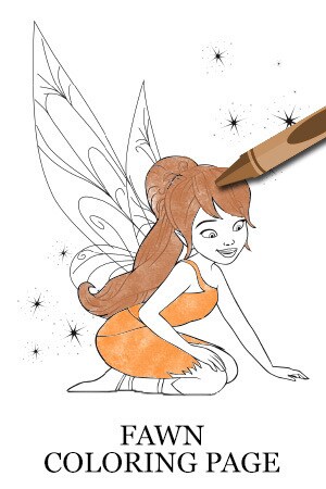 Tinkerbell And The Secret Of The Wings Coloring Pages