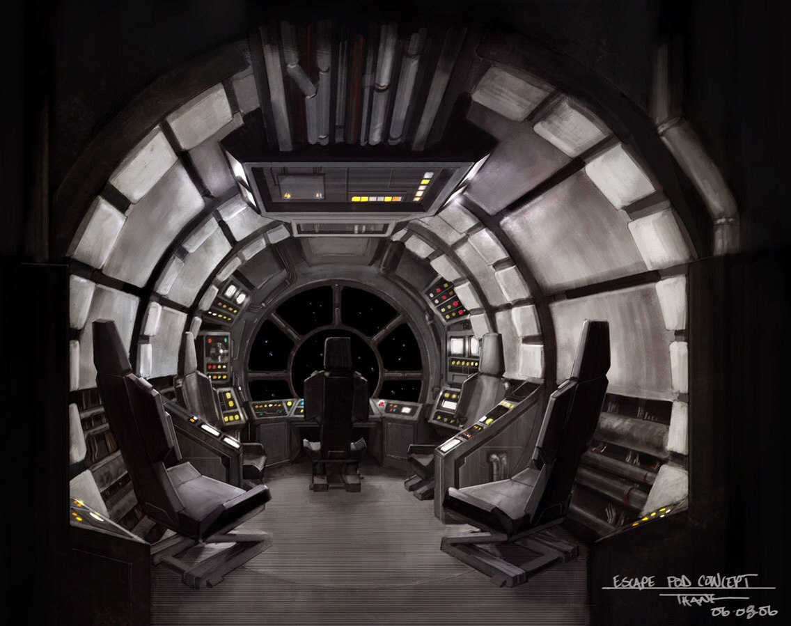 Starship Interior Concept Art