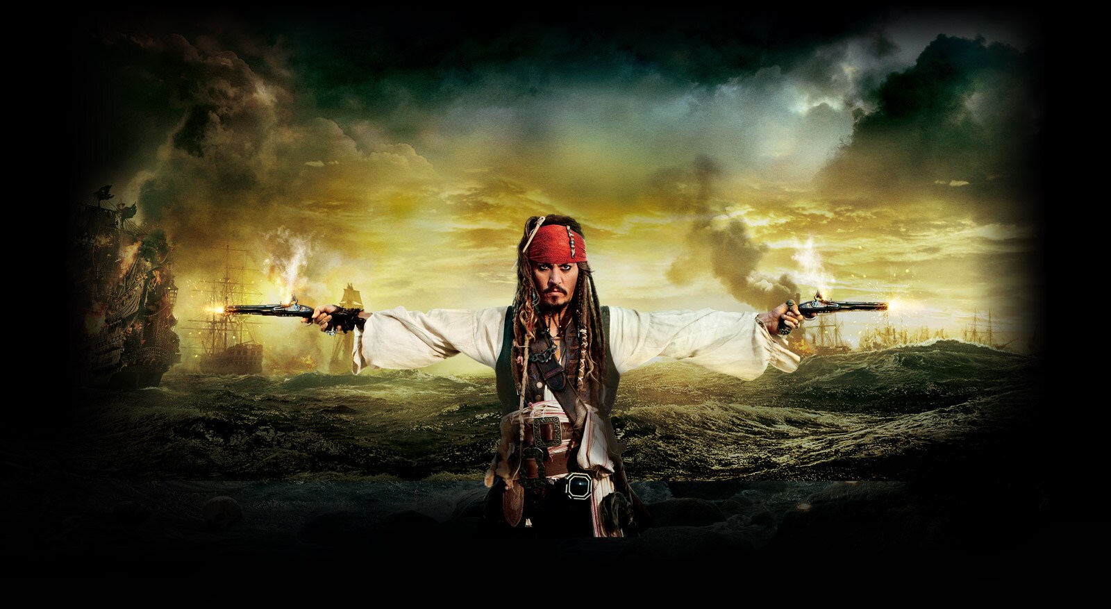 Jack Sparrow Running Wallpaper
