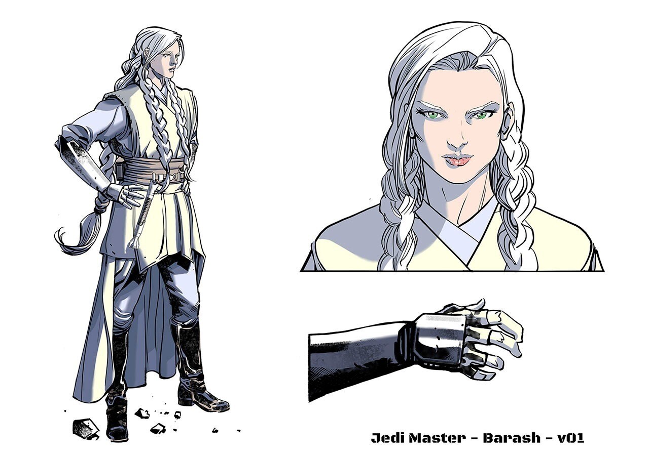 Jedi Adventure Robe Concept Art