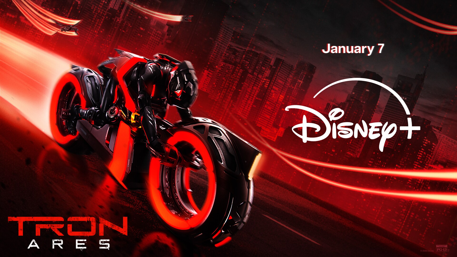 Enter the Digital Frontier. Tron: Ares Streams Exclusively on Disney+ ...