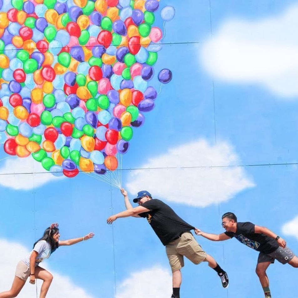 There's A New Up Wall to Get Carried Away With at Disney California ...