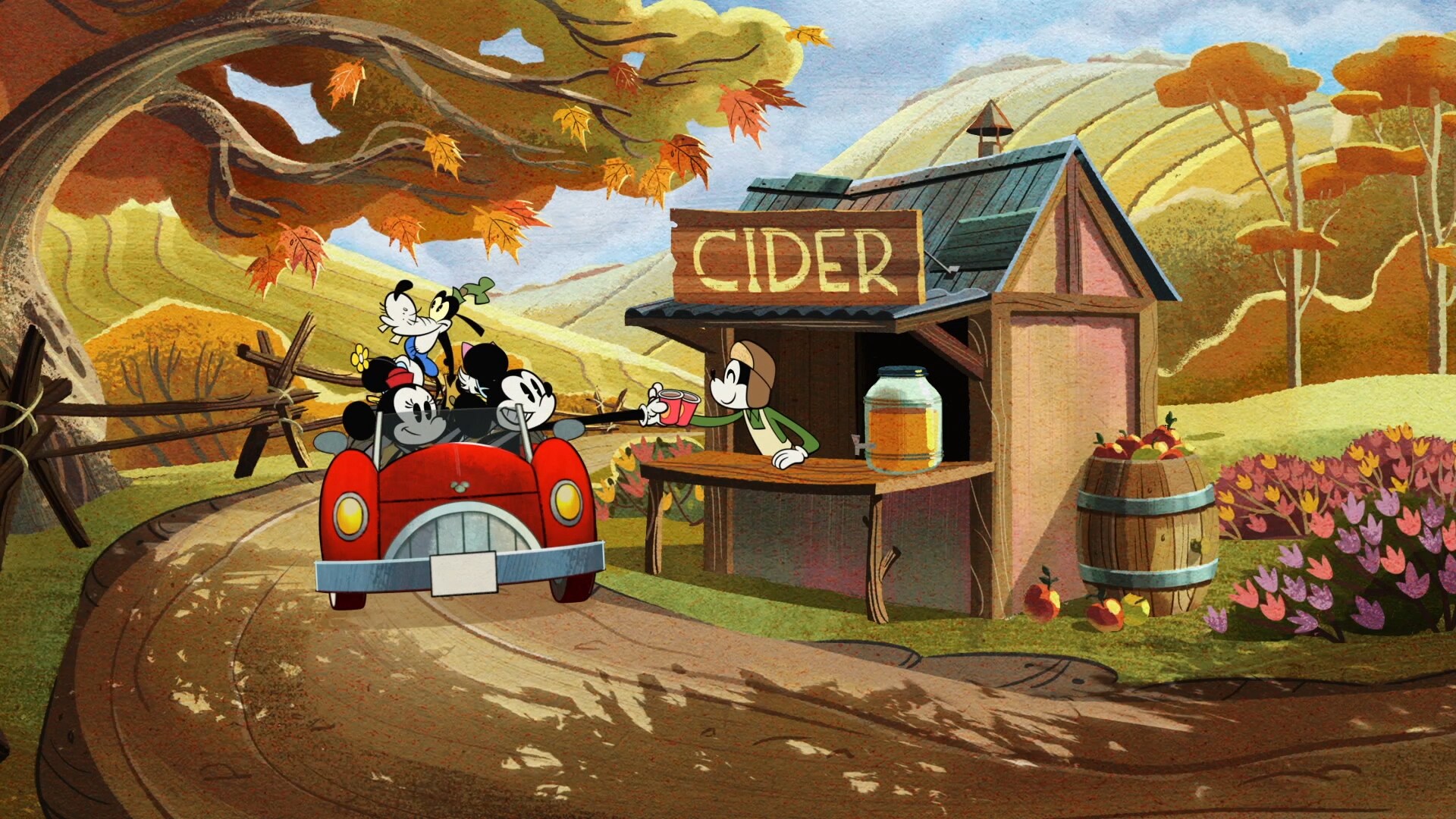 Fall Farm Desktop Wallpaper